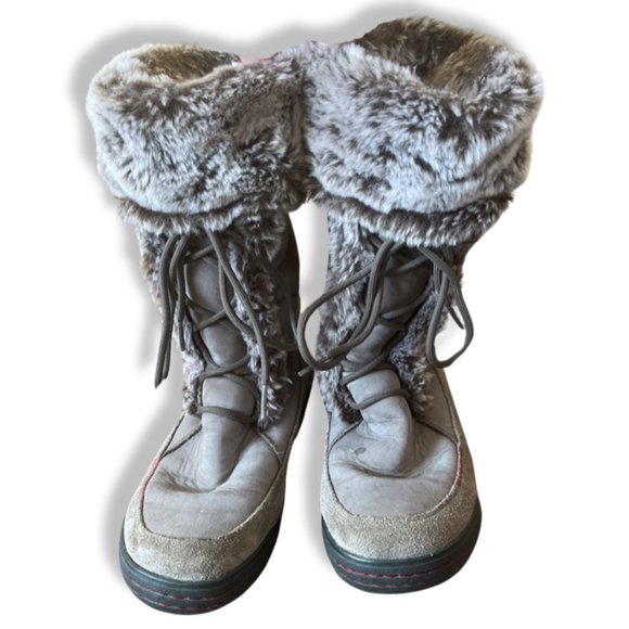 Ecco | Shoes | Ecco Siberia Hydromax Gray Taupe Boots | Poshmark